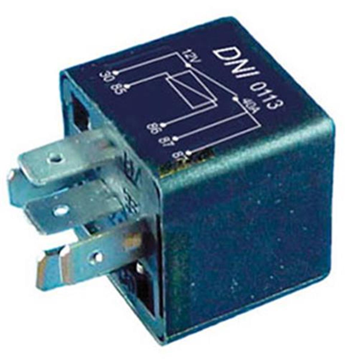 RELE AUXILIAR 5 TERMINAIS COM SUPORTE, 2X25 12V 50ATEMPRA SIENA UNO PR