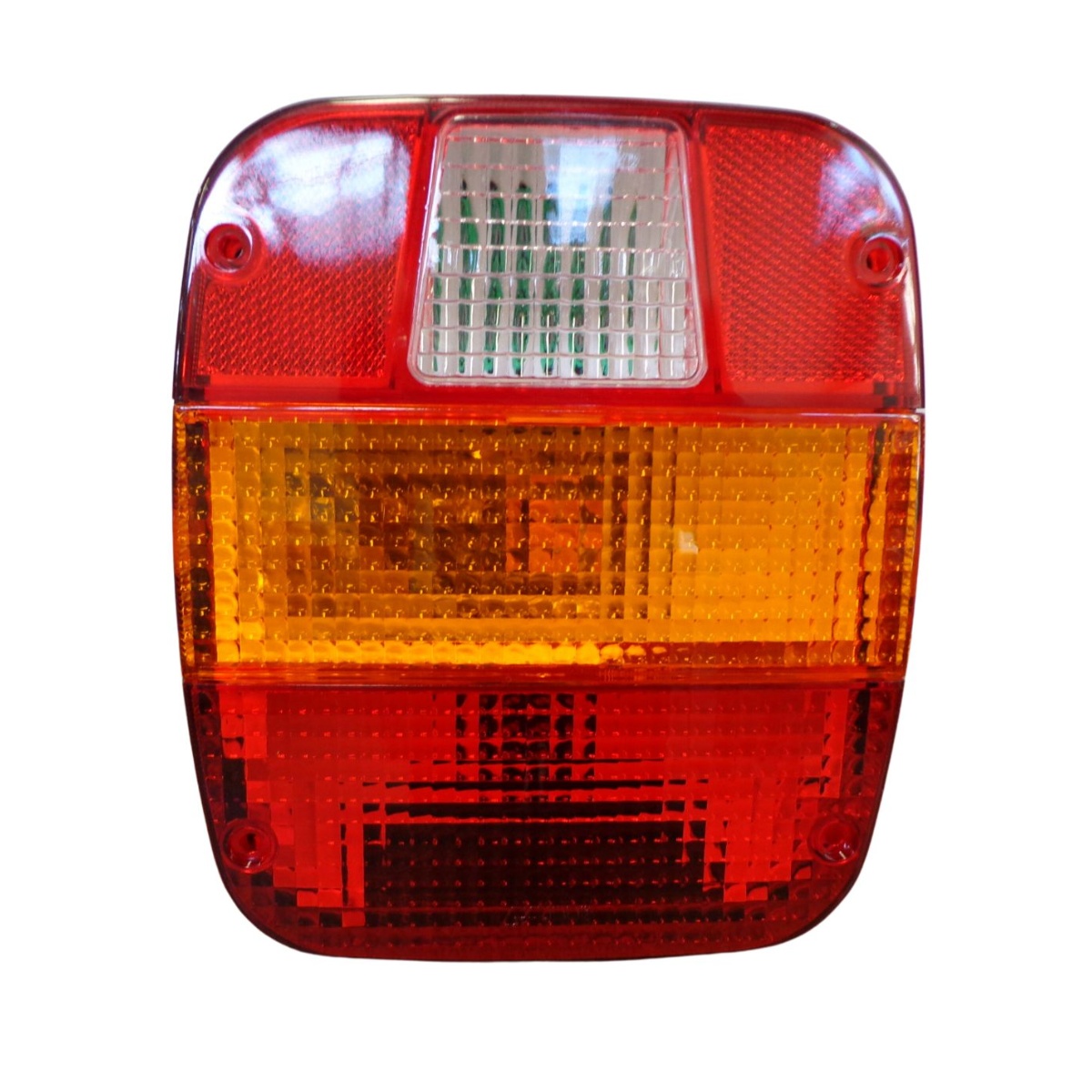 Lanterna Traseira Bicolor LED FordVW Lente Gf045 Medidas C161 X A191 X