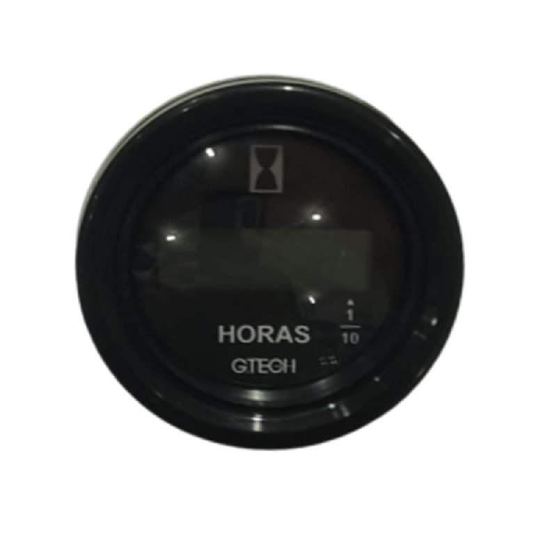 Horimetro digital 52mm sem amortecedor 12V 24V