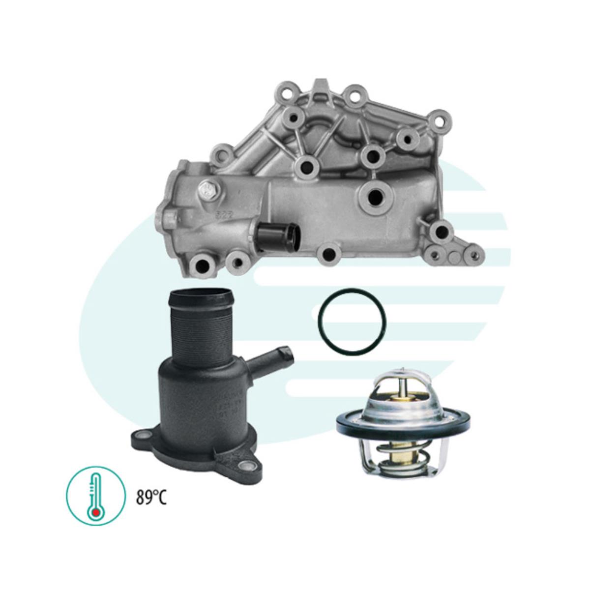 Valvula Termostatica Com Carcaca Clio Duster Logan Sandero Scenic