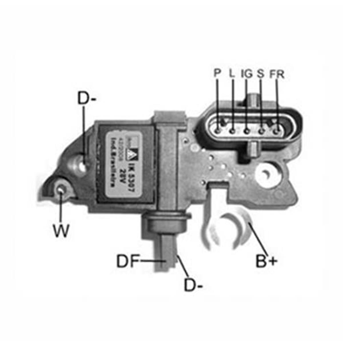 Regulador Voltagem compativel Cas e Ivec N Holland Substituidos BO F00