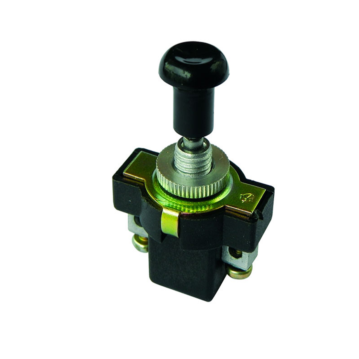 INTERRUPTOR COM BOTAO PRETO TIPO UNIVERSAL