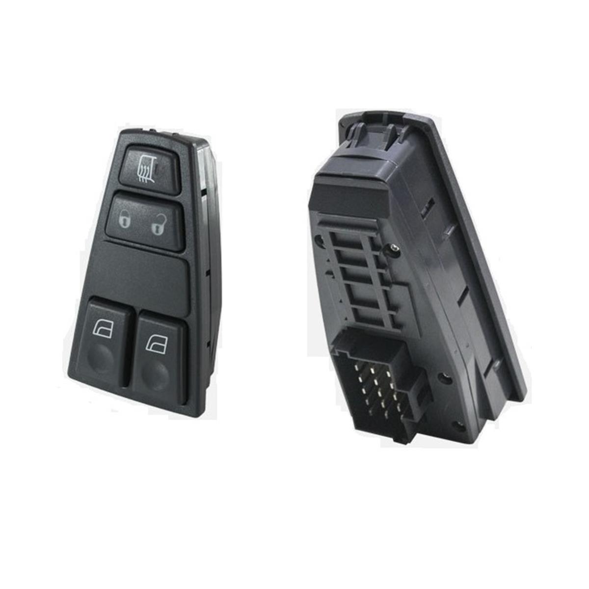 Interruptor Vidro Eletrico compativel VOLV 18 Terminais Sem Iluminacao