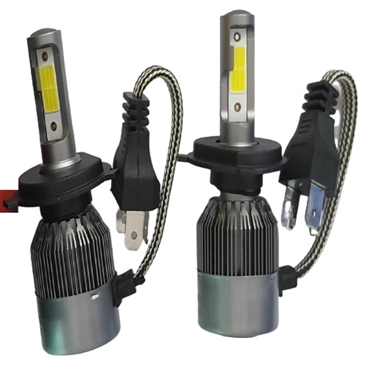 Lampada H4 6000K Super Led New 12V 55W