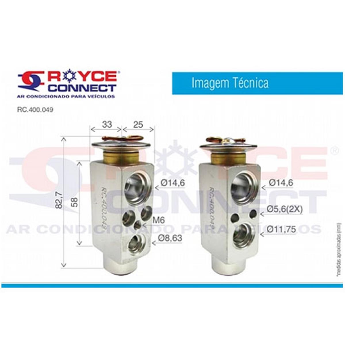 Valvula Expansao Block Oring Caminhao JD 7500 7505 7515 7300 Al160645