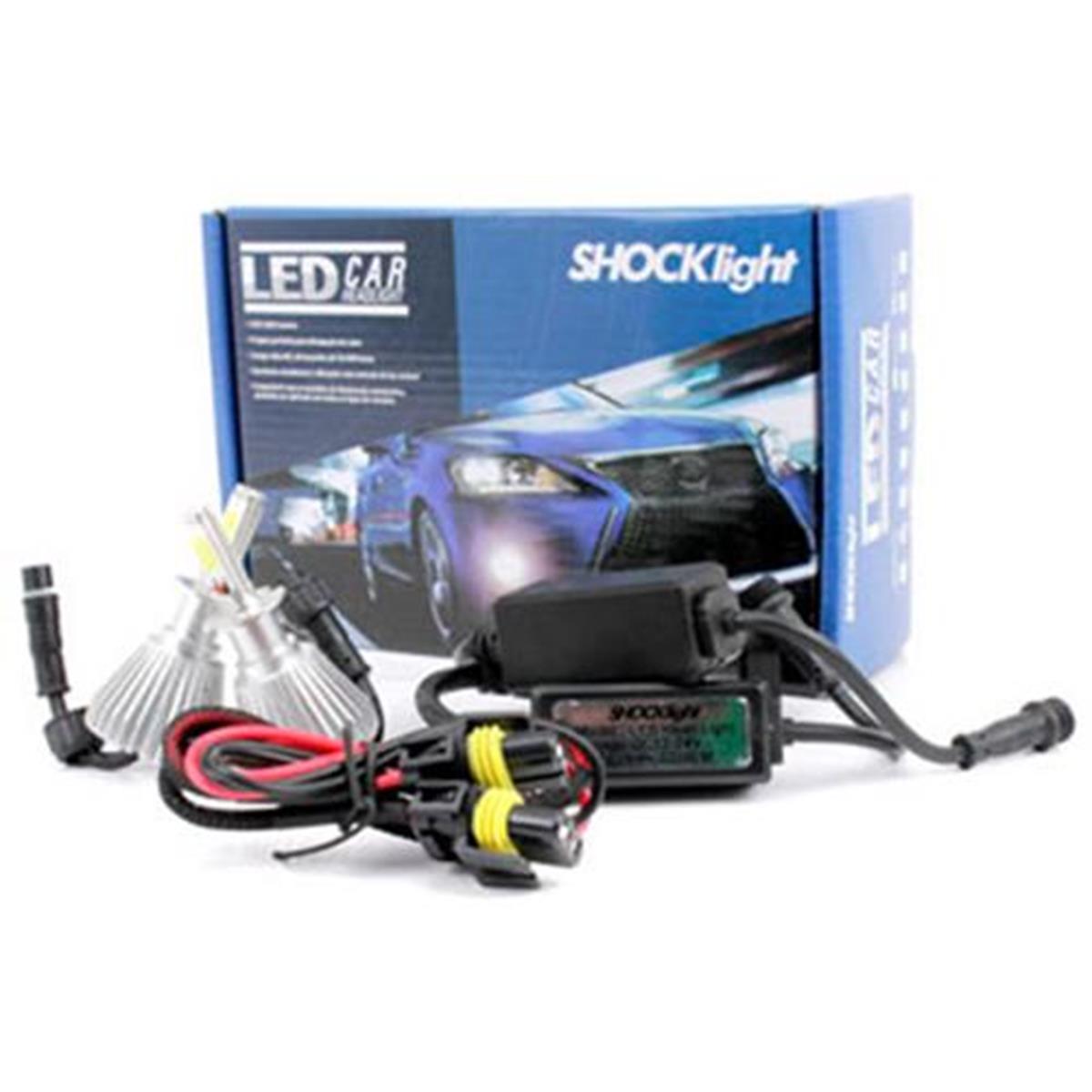 Kit Lâmpada H3 Led 6000K 3200 Lumens 35W 2 Chicotes