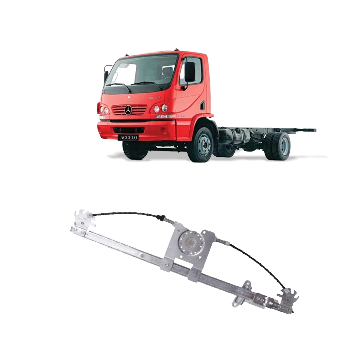 Maquina De Vidro Com Motor Le Mb Acello